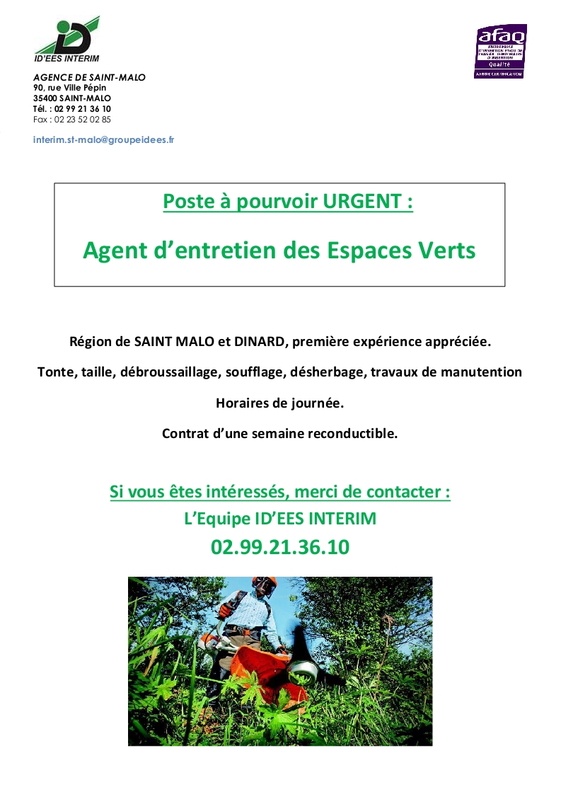 AFFICHE-RECRUTEMENT-OUVRIER-ESPACES-VERTS - Bienvenue sur le site ...